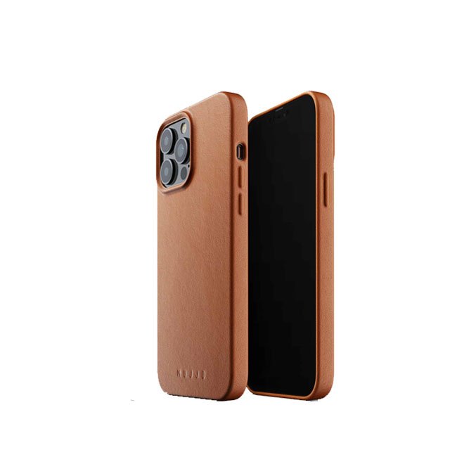 Mujjo iPhone 13 Pro Full Leather Case – Tan - AZM Store