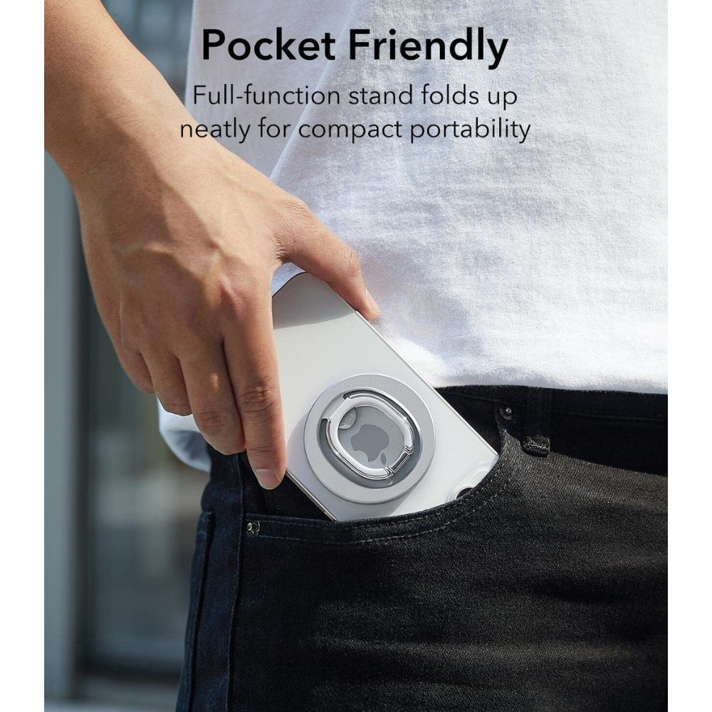 ESR HaloLock Ring Stand (Silver) - AZM Store